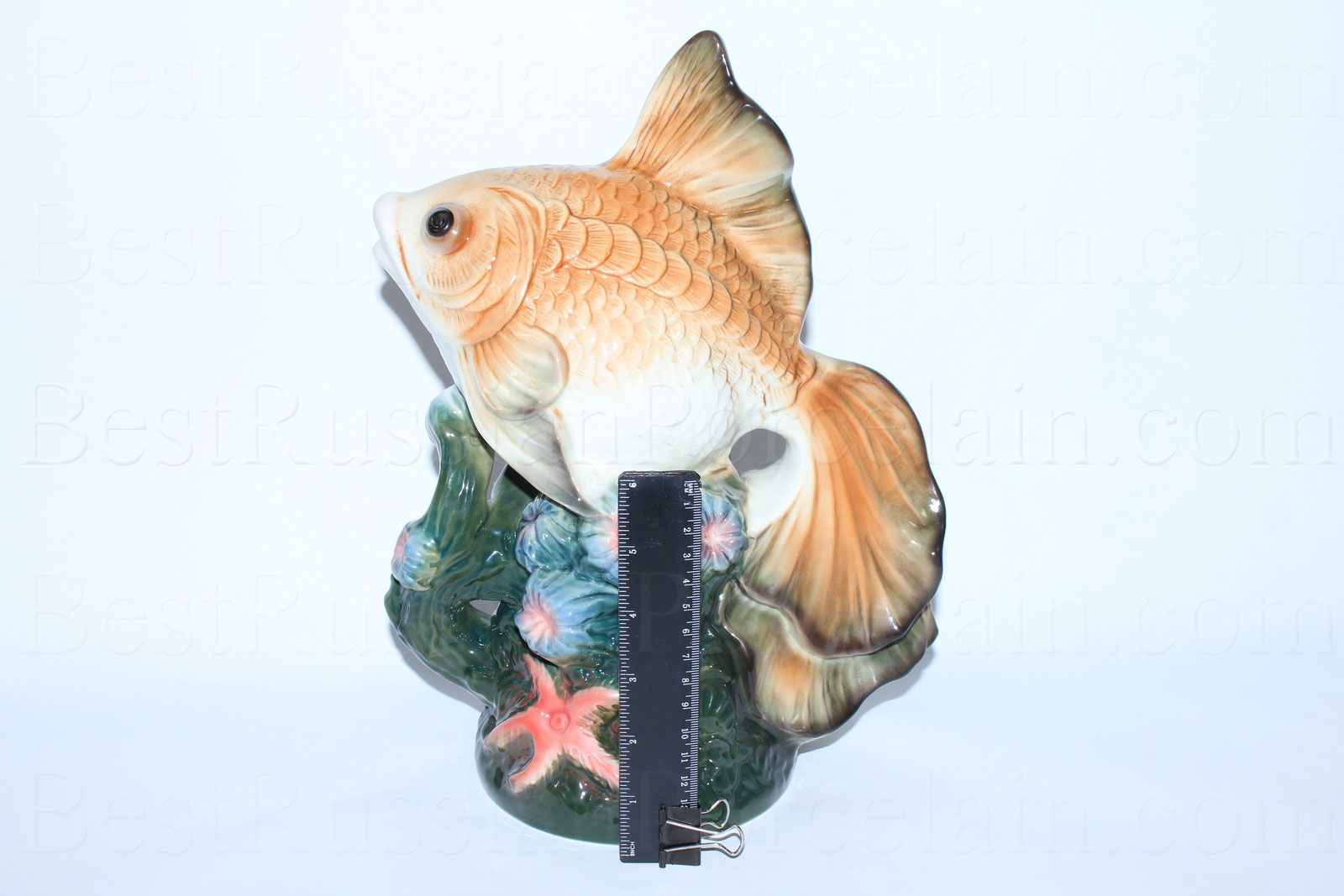 Buy big sculpture Goldfish | BestRussianPorcelain.com