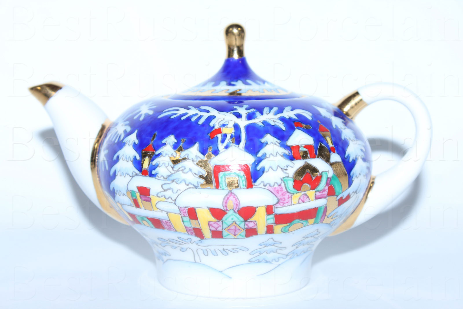 Buy Teapot Winter Tale | BestRussianPorcelain.com