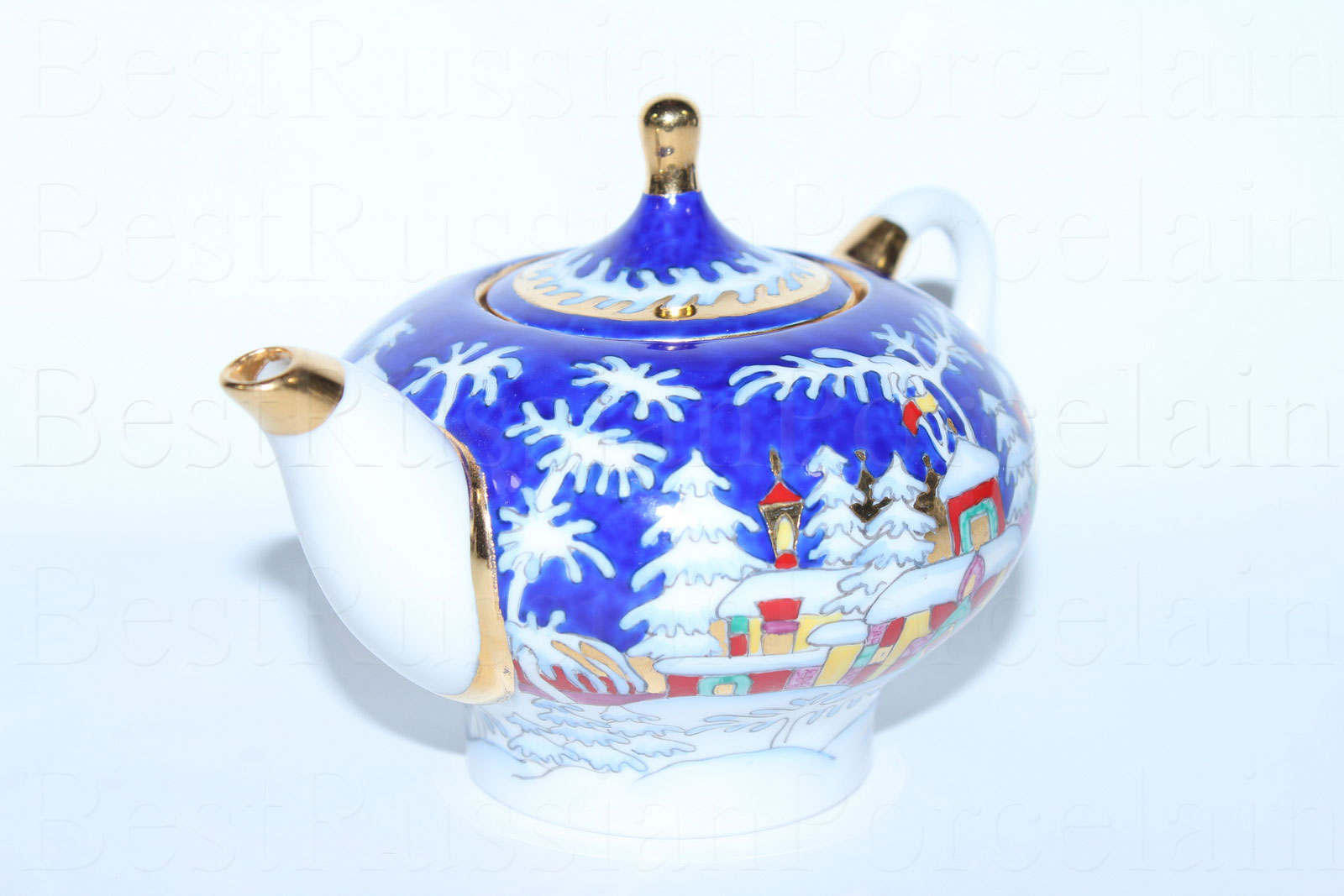 Buy Teapot Winter Tale | BestRussianPorcelain.com
