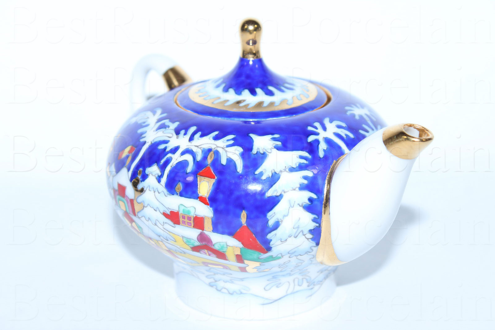 Buy Teapot Winter Tale | BestRussianPorcelain.com